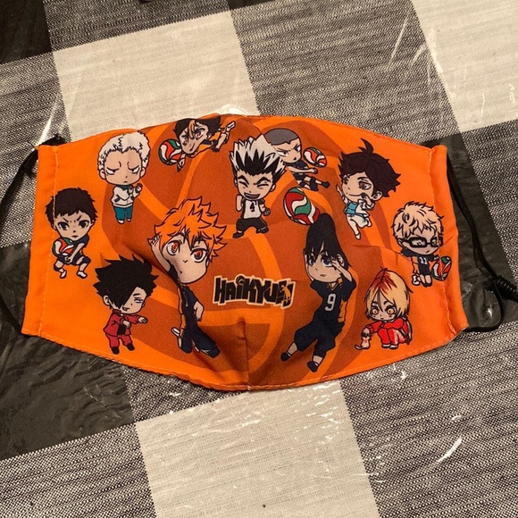 not branded | Accessories | Haikyun Anime Face Mask | Poshmark